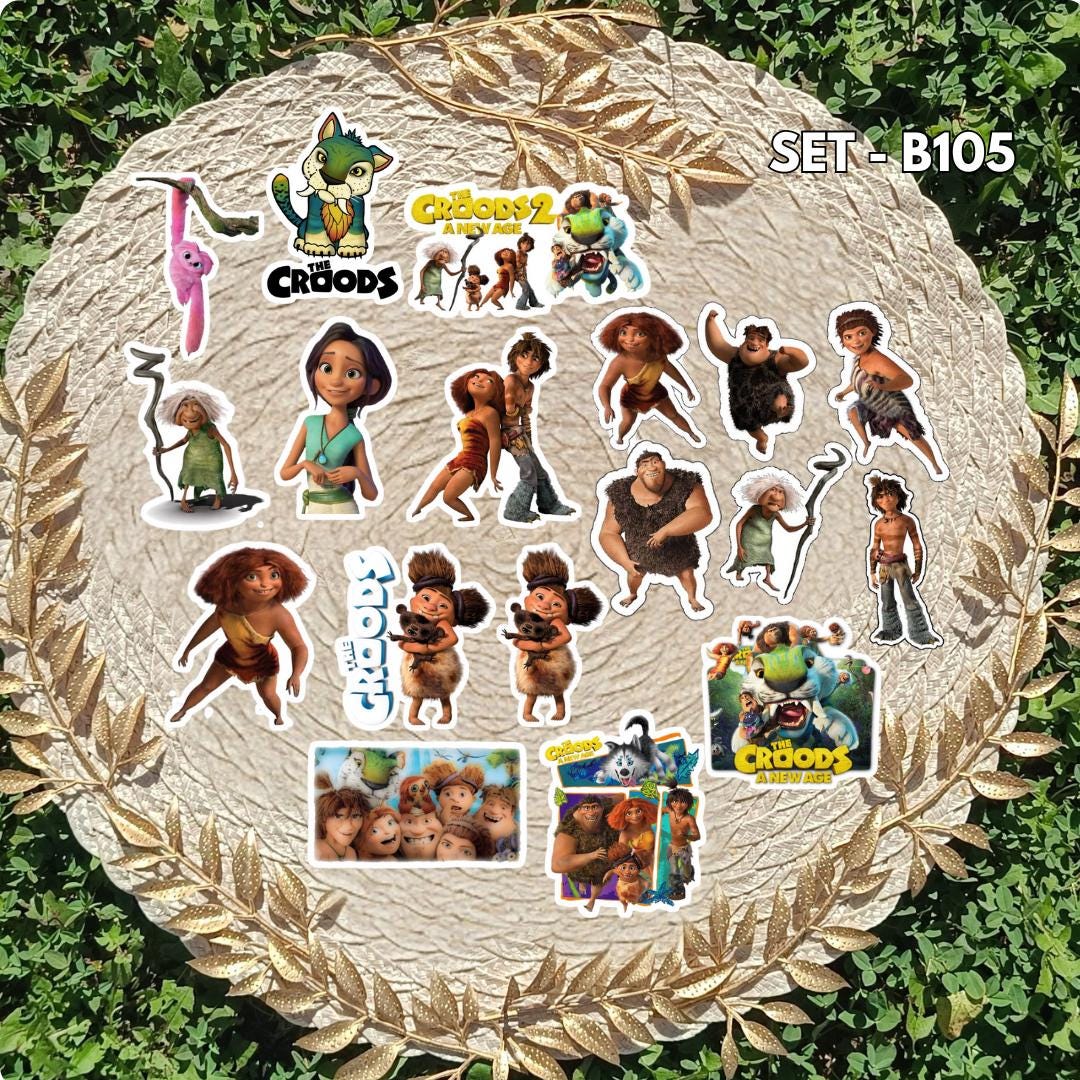 The Croods Stickers | Dreamworks Vinyl Sticker Pack - Etsy
