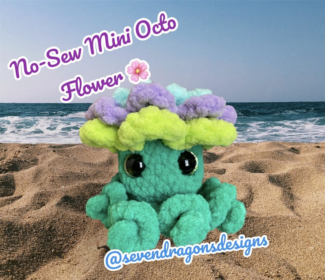 No-sew Mini Octo Flower Pattern - Etsy