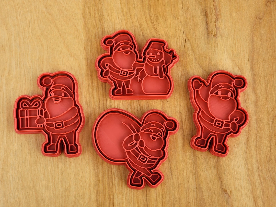 Christmas Santa Character Cookie Cutters - Etsy