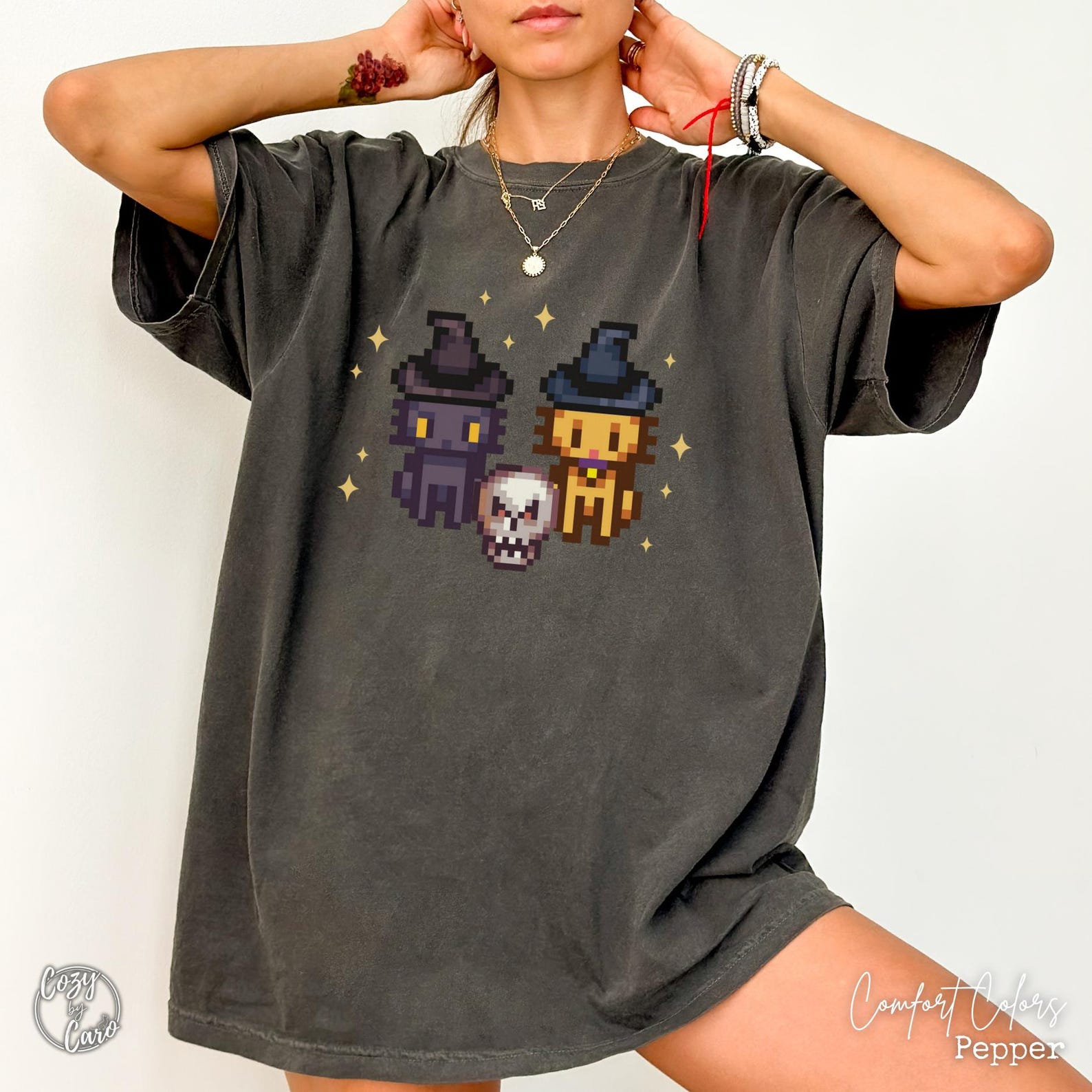 CUSTOM Stardew Cat Shirt, Halloween Stardew T-shirt, Comfort Colors ...