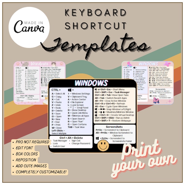 Keyboard Sticker Keys - Etsy