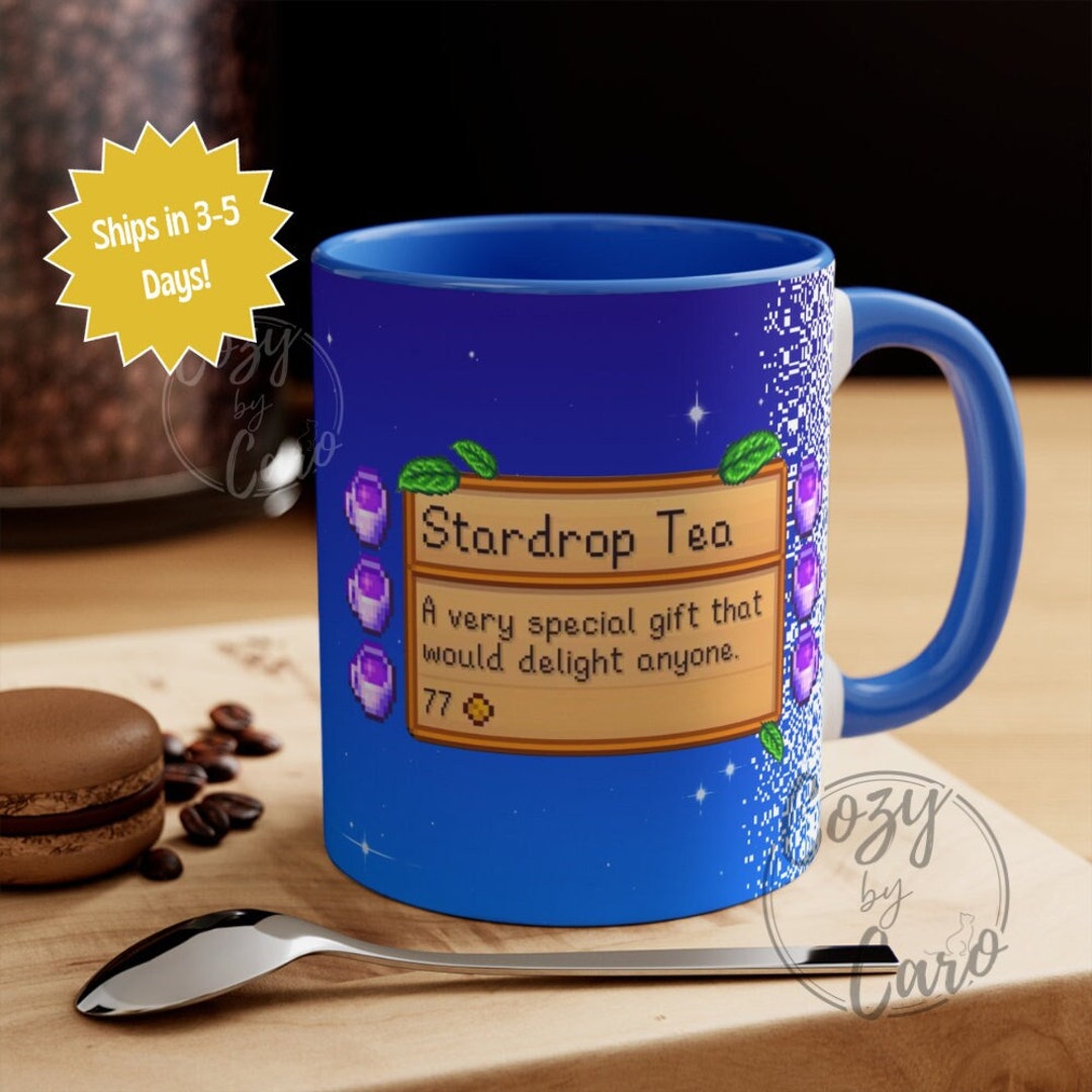 Stardew Coffee Cup, Stardrop Tea Mug, Stardew Valley Lover Gift, Cozy ...