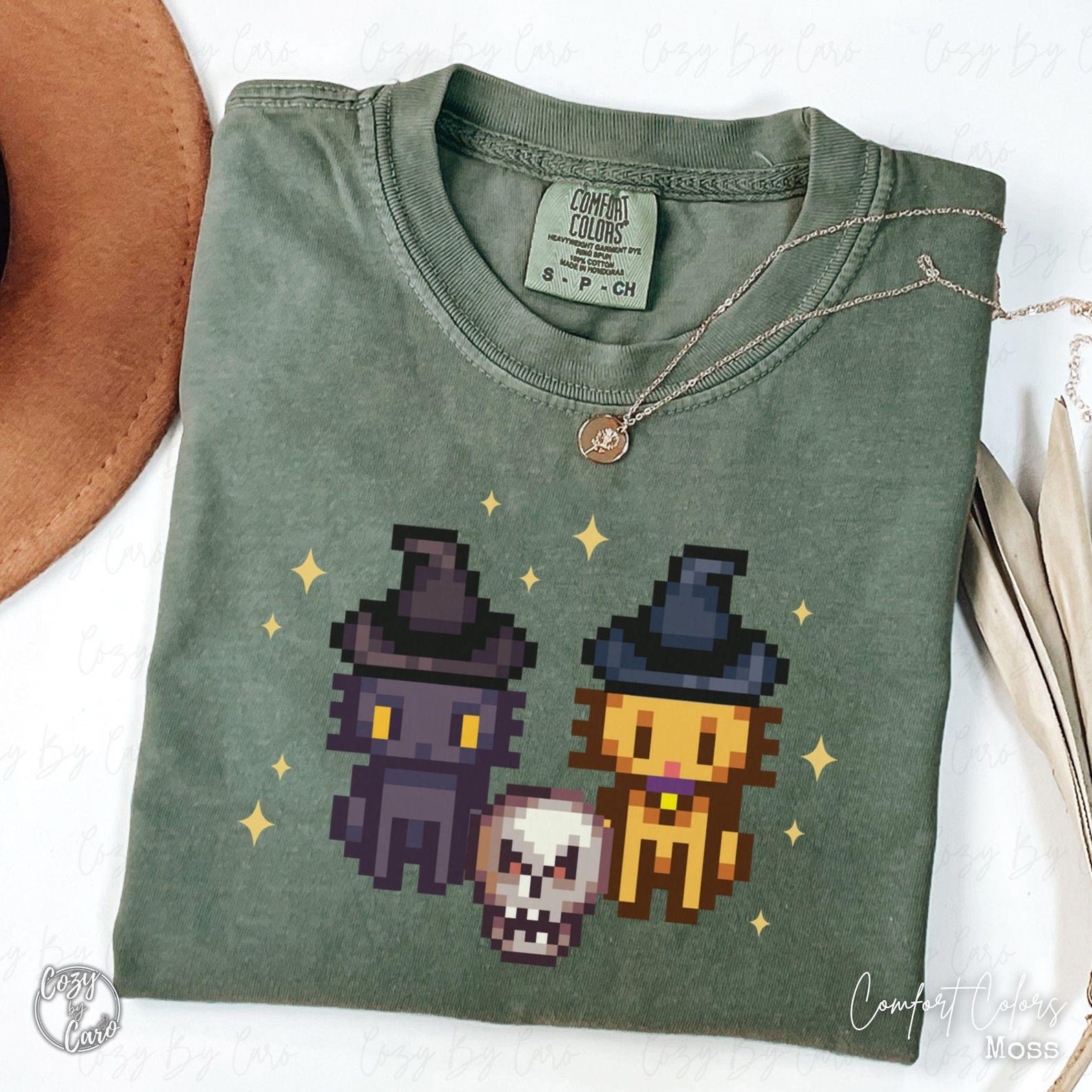 CUSTOM Stardew Cat Shirt, Halloween Stardew T-shirt, Comfort Colors ...