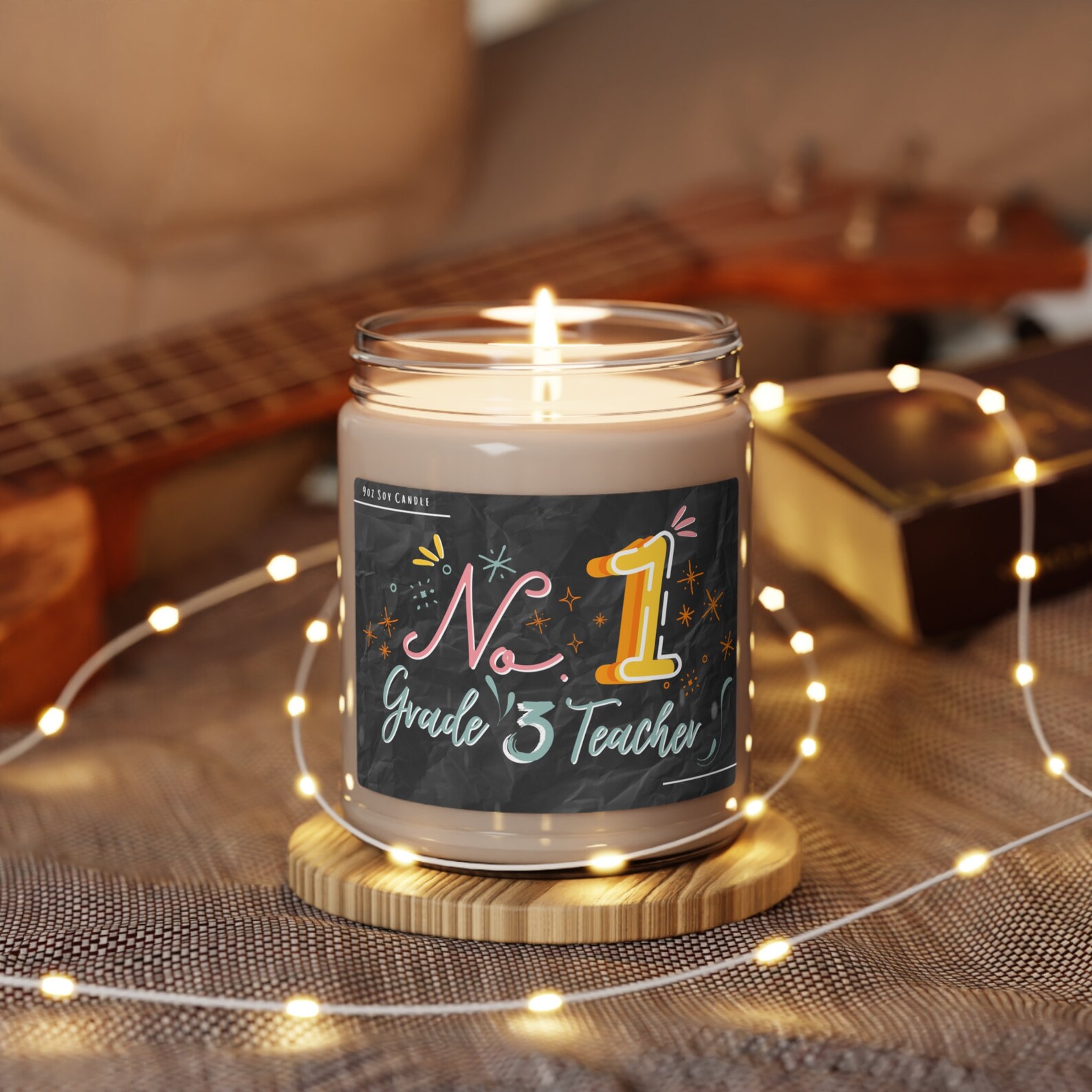 Grade 3 Teacher Scented Candle Gift 1 Teaching Third Grade Appreciation ...