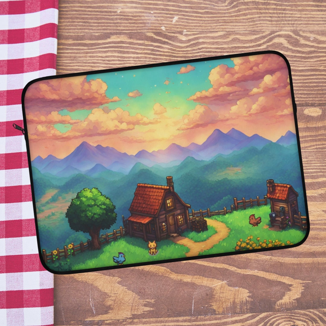 Farm Laptop Sleeve Gaming Stardew Valley Laptop Gift Stardew Valley ...