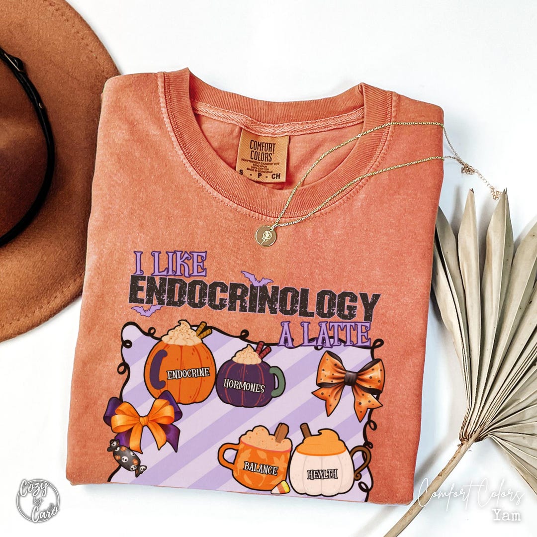 Halloween Endocrinologist T-shirt, Funny Endocrinology Pun Tee, Fall ...