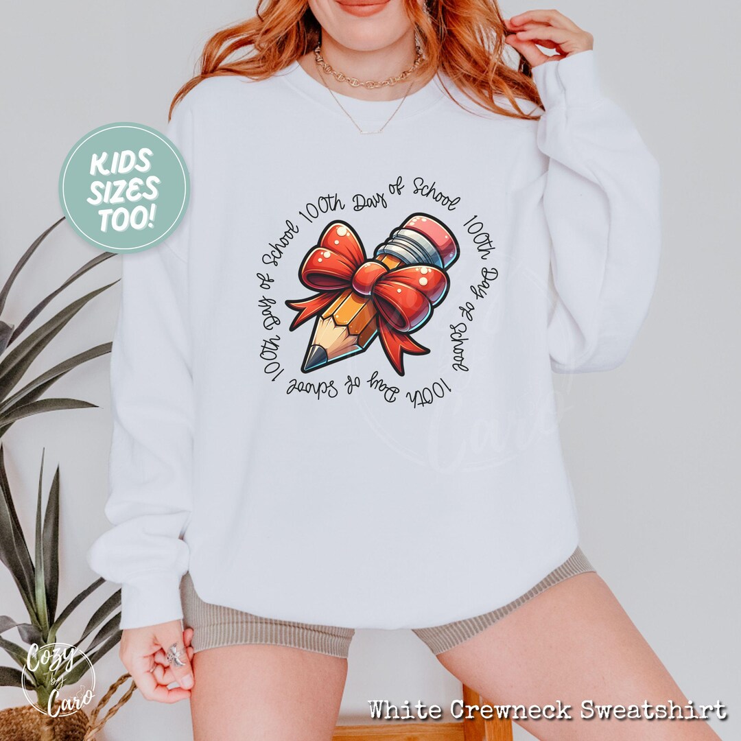 100th Day of School Shirt for Teacher, Pencil Teacher Shirt, Hundredth ...