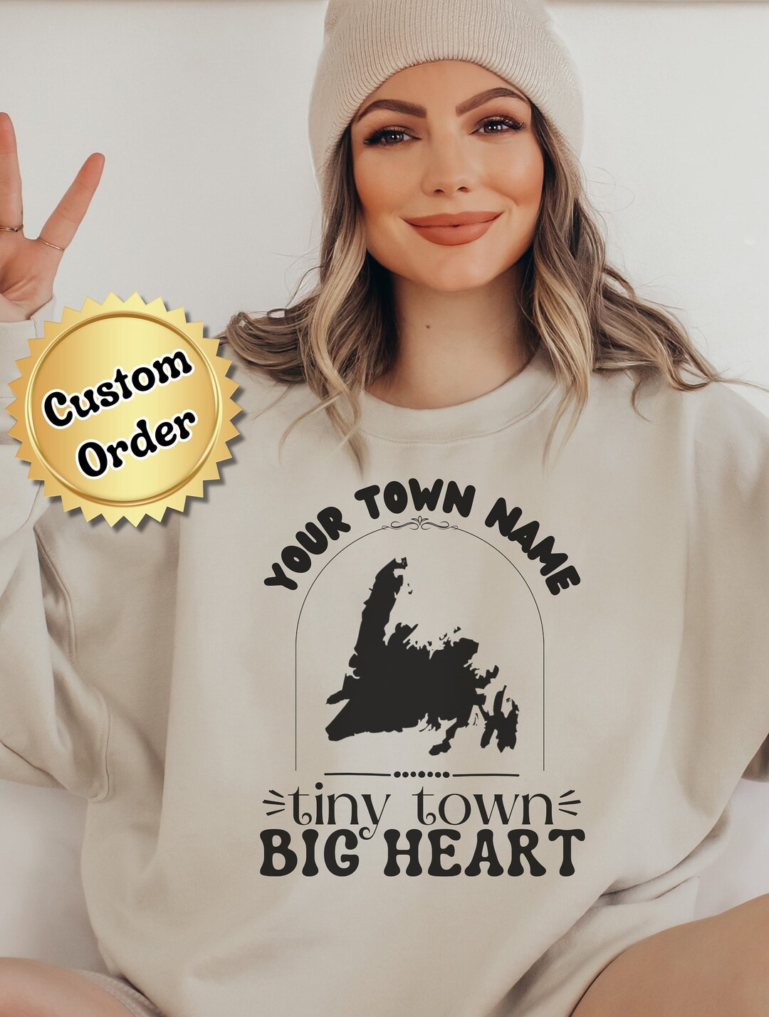 Newfoundland Custom Small Towns Sweatshirts Community Name ...
