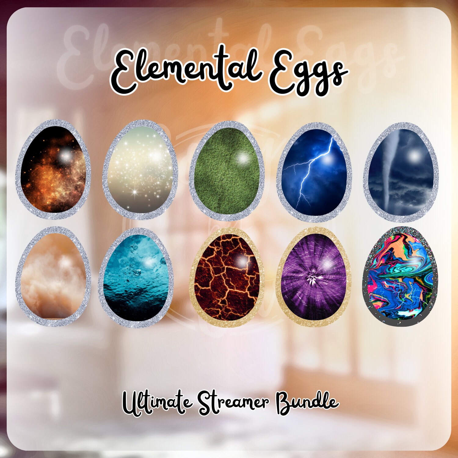 Element Egg Template Twitch Discord Vtube Pngtube Expressive Assets ...