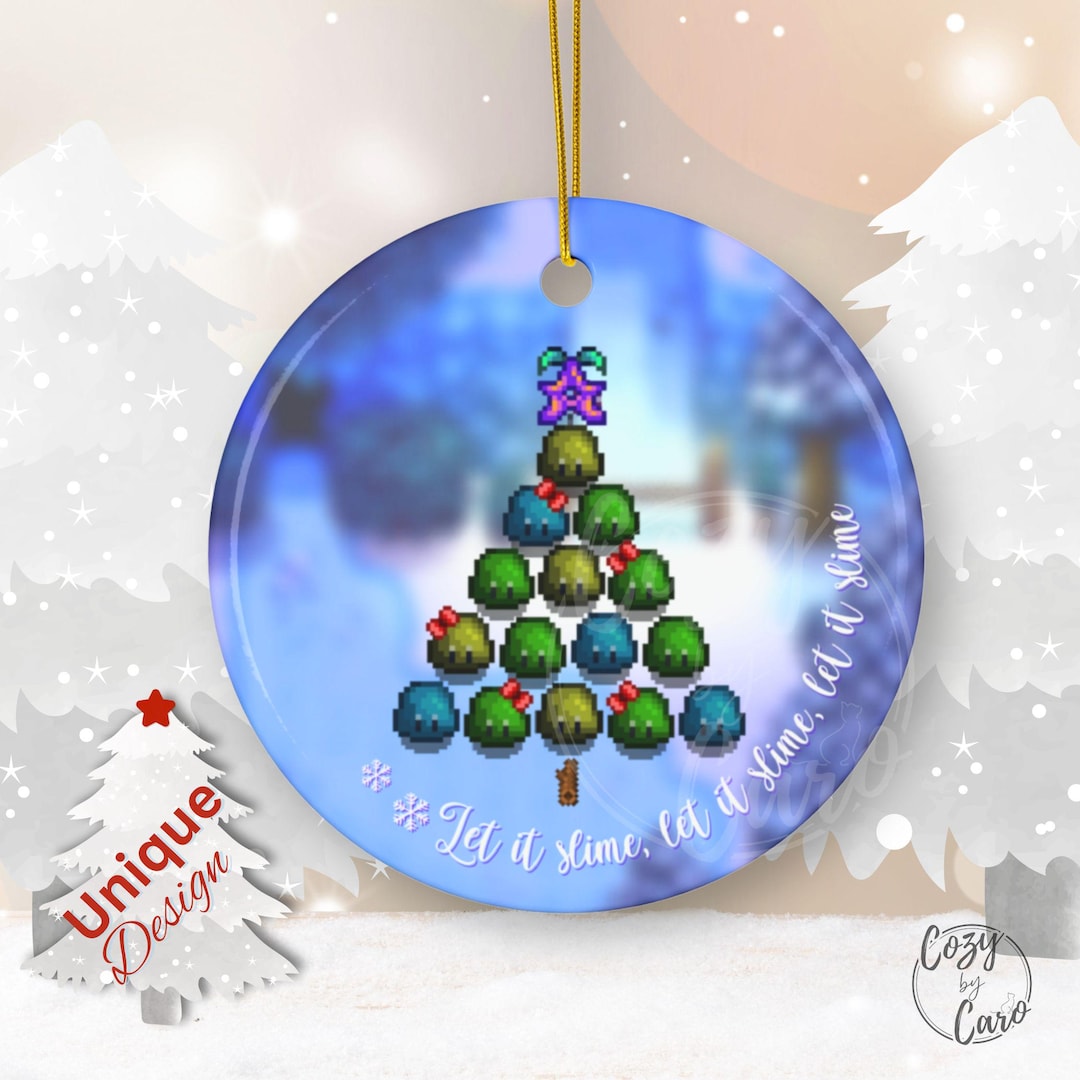 Slime Stardew Valley Ornament, Stardew Mines Lover Christmas Tree Decor ...