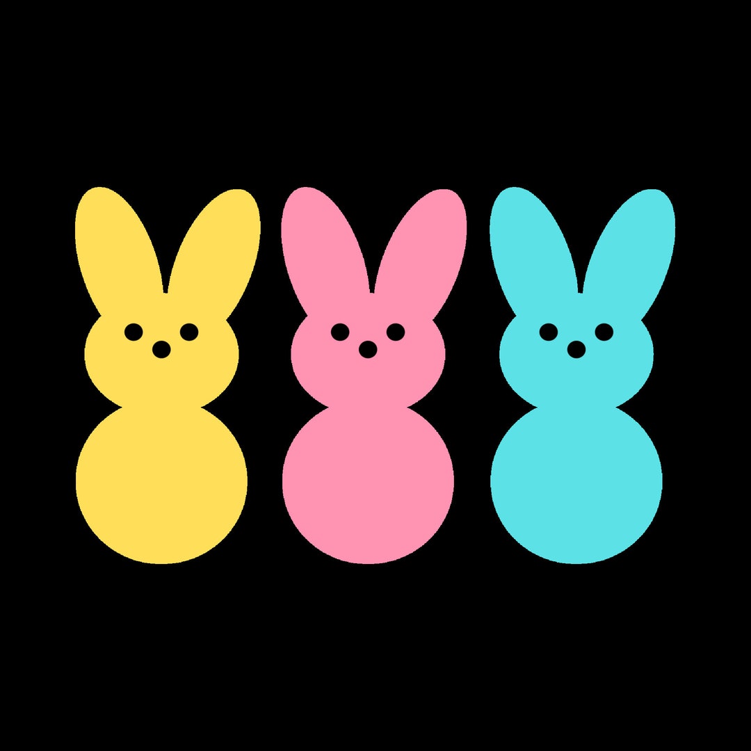 EASTER Bunnies Png Instant Download Print Then Cut Files - Etsy