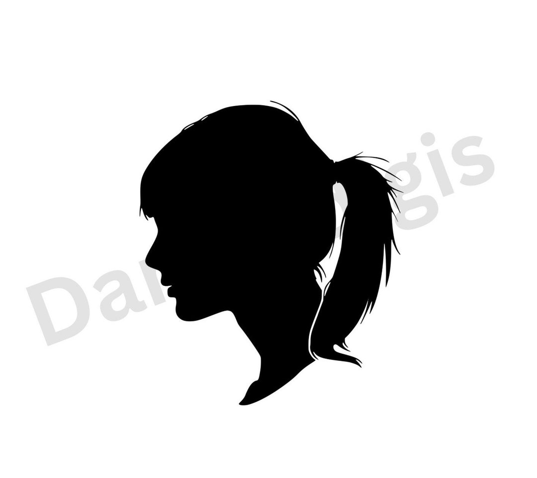 SVG FILE Taylor Swift Ponytail Profile Instant Download - Etsy