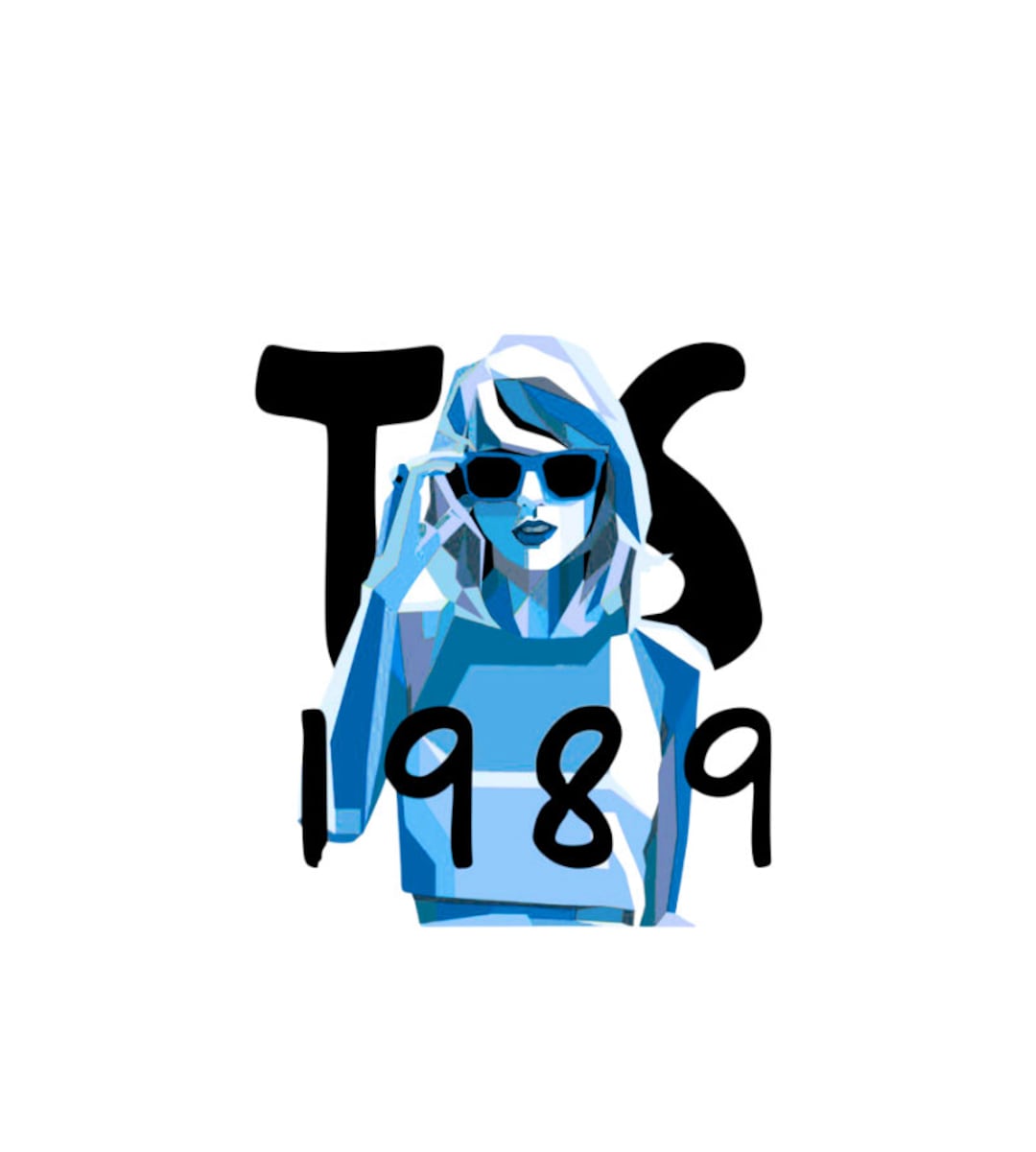 Taylor Swift 1989 Png Blue Instant Download - Etsy