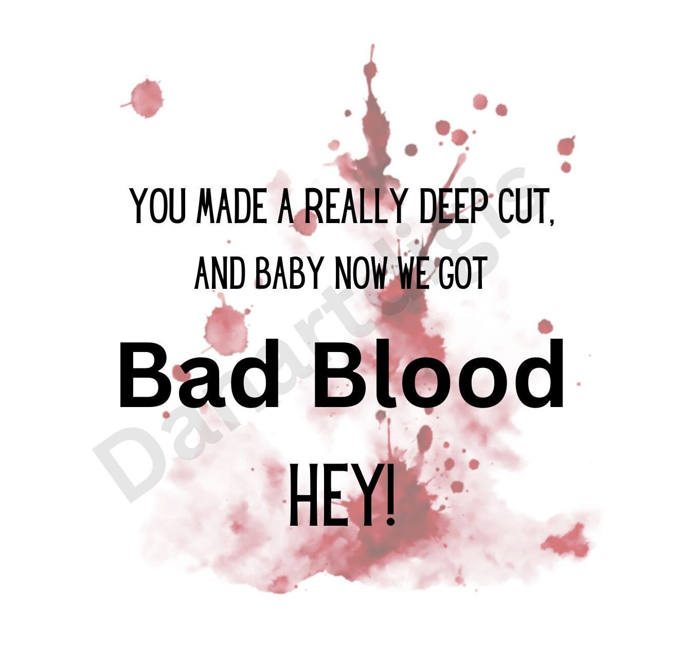 Taylor Swift Bad Blood Png Instant Download Swiftie Clip Art - Etsy