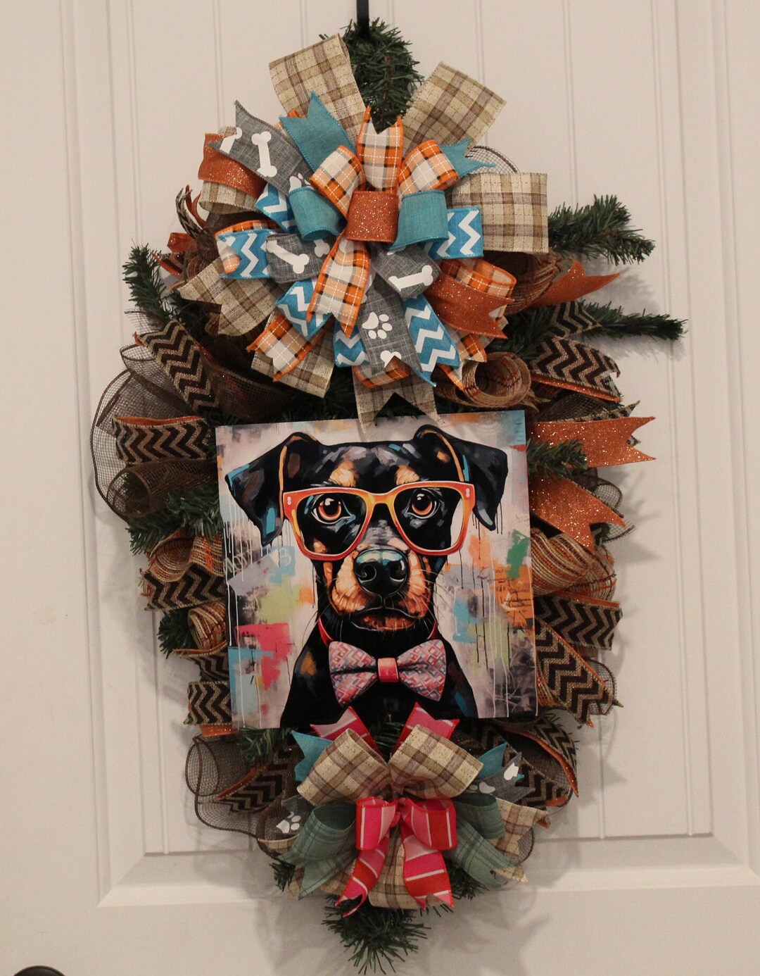 Pet Wreath, Animal Wreath, Pet Decorations, Home Pet Decorations Pet ...