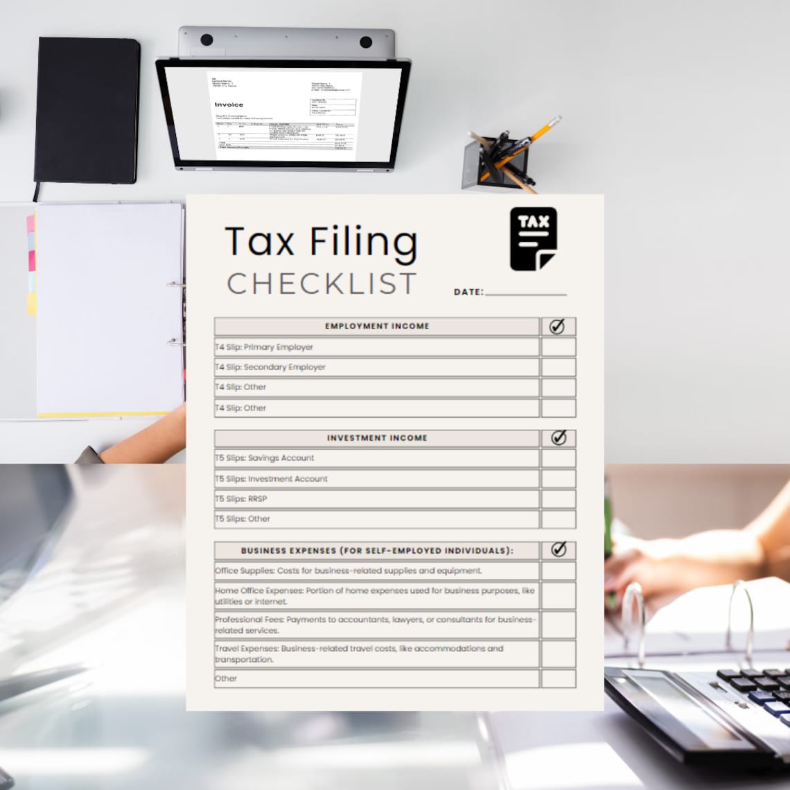 Printable/digital Tax Filling Checklist - Etsy