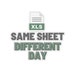 Same Sheet, Different Day Funny Corporate Excel Joke Sticker - Etsy
