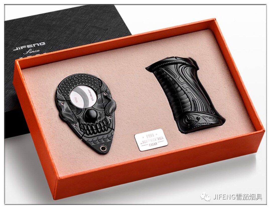 Alien Style Cigar Cutter & Lighter Set - Etsy