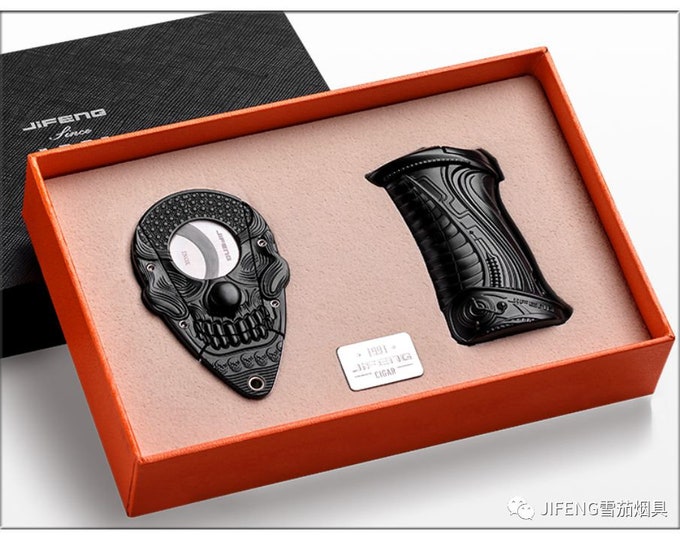 Alien Style Cigar Cutter & Lighter Set - Etsy