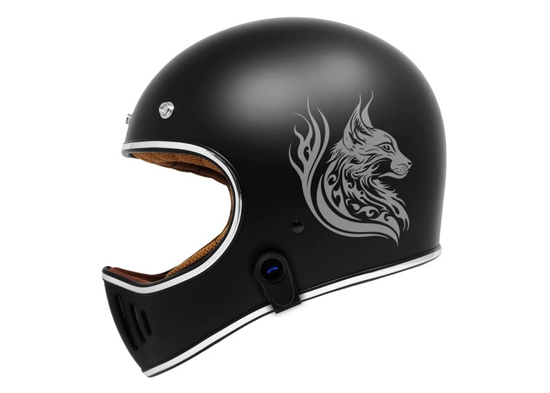 Helmet Decal Lynx Vinyl Decal Bikers Decals Motorcycle Gifts for Women ...