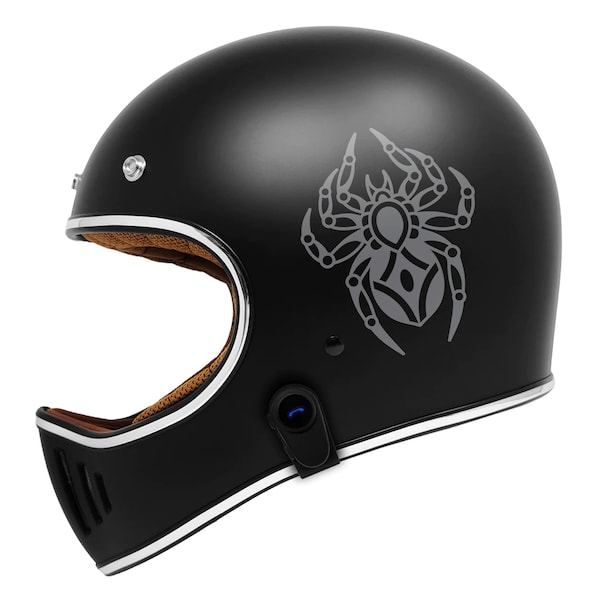 Motorcycle Helmet Spider Decal - Etsy