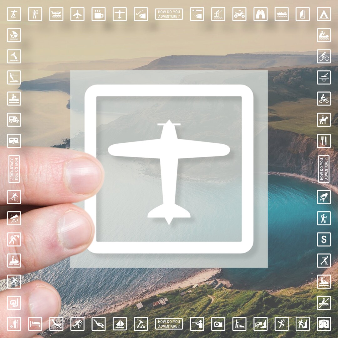 Prop Plane HDYA MUTCD Set Vinyl Decal Sticker - Etsy