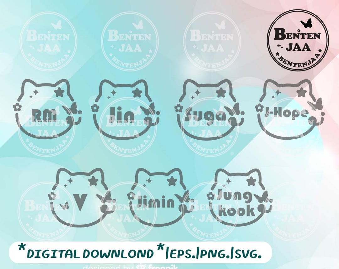 BTS , BTS Army Vector Files for Cricut | Kpop Bts Army Svg, Png,eps - Etsy