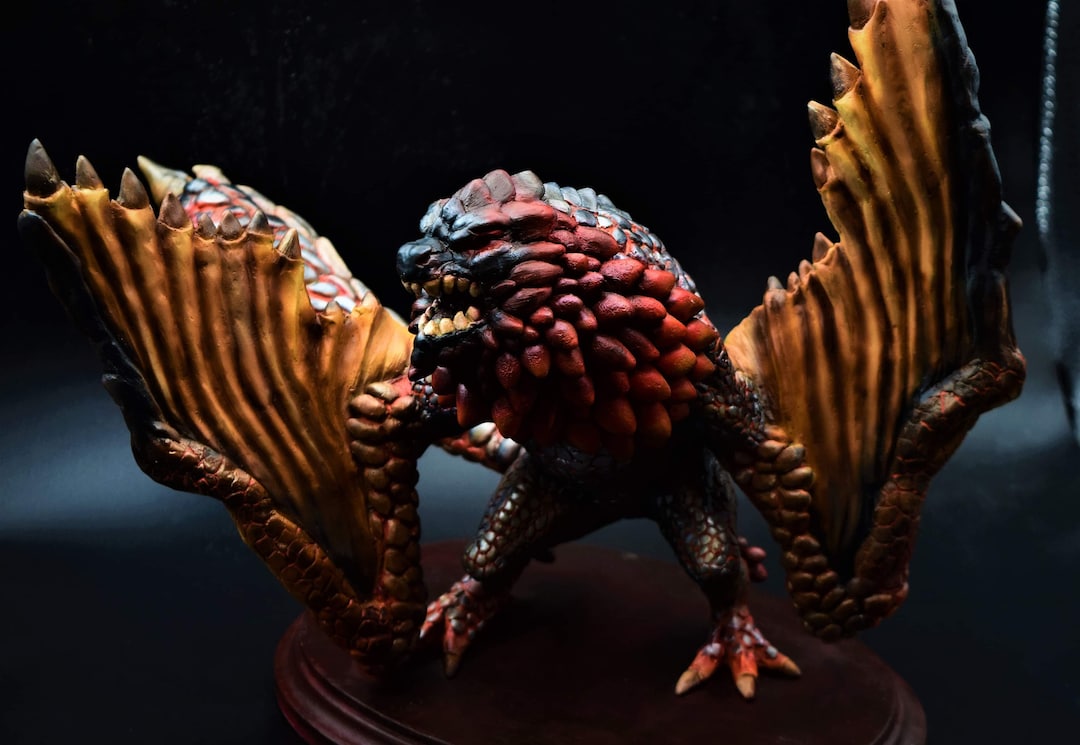 Polymersculpture of Bazelgeuse From Monsterhunter - Etsy