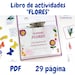 Flowers Activity Book: Montessori Homeschool Printable (PDF) - Etsy