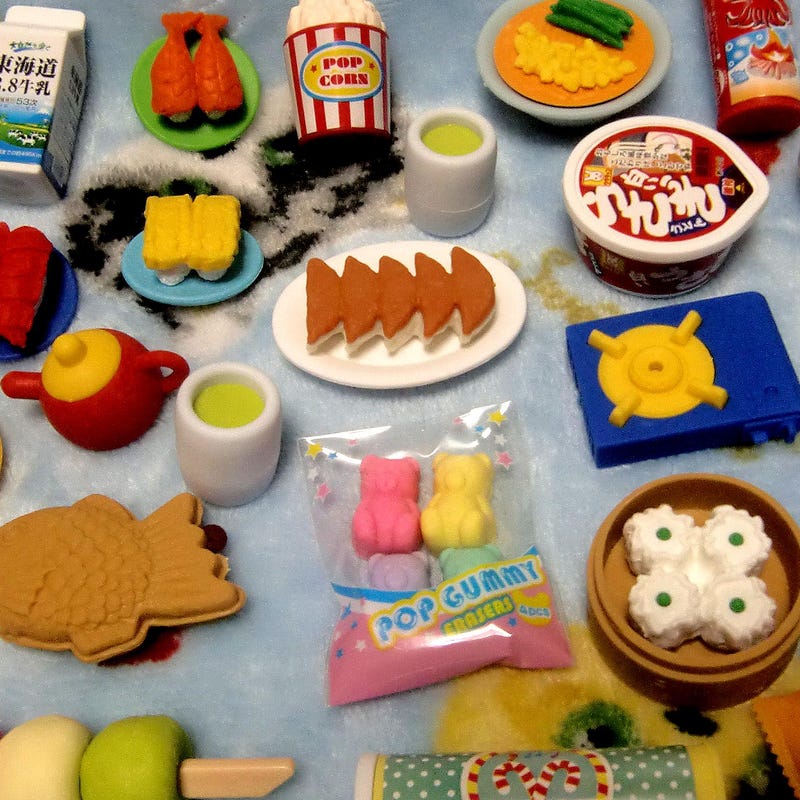 Miniature Food Eraser - Etsy
