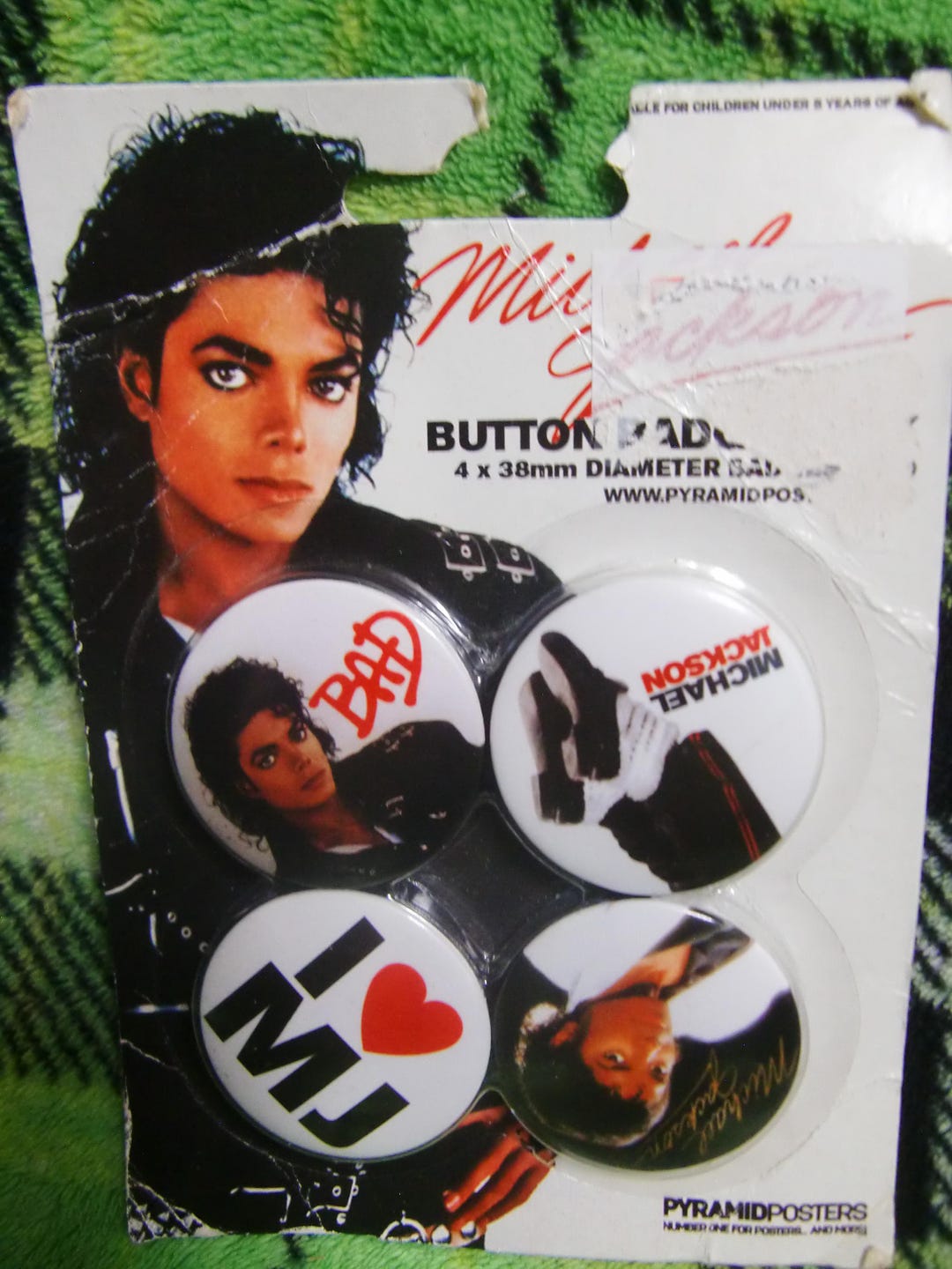 Michael Jackson King of Pop "bad" Badge Pinback Buttons Vintage - Etsy
