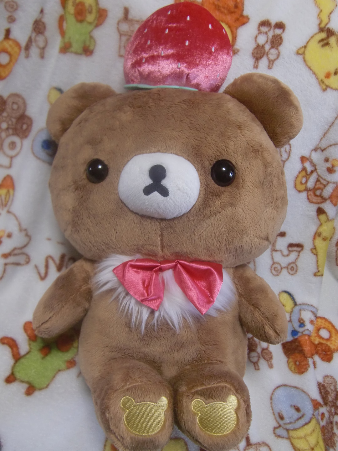 Rilakkuma Strawberry Chiiroi Koguma Stuffed Animal Amusement Crane Game ...