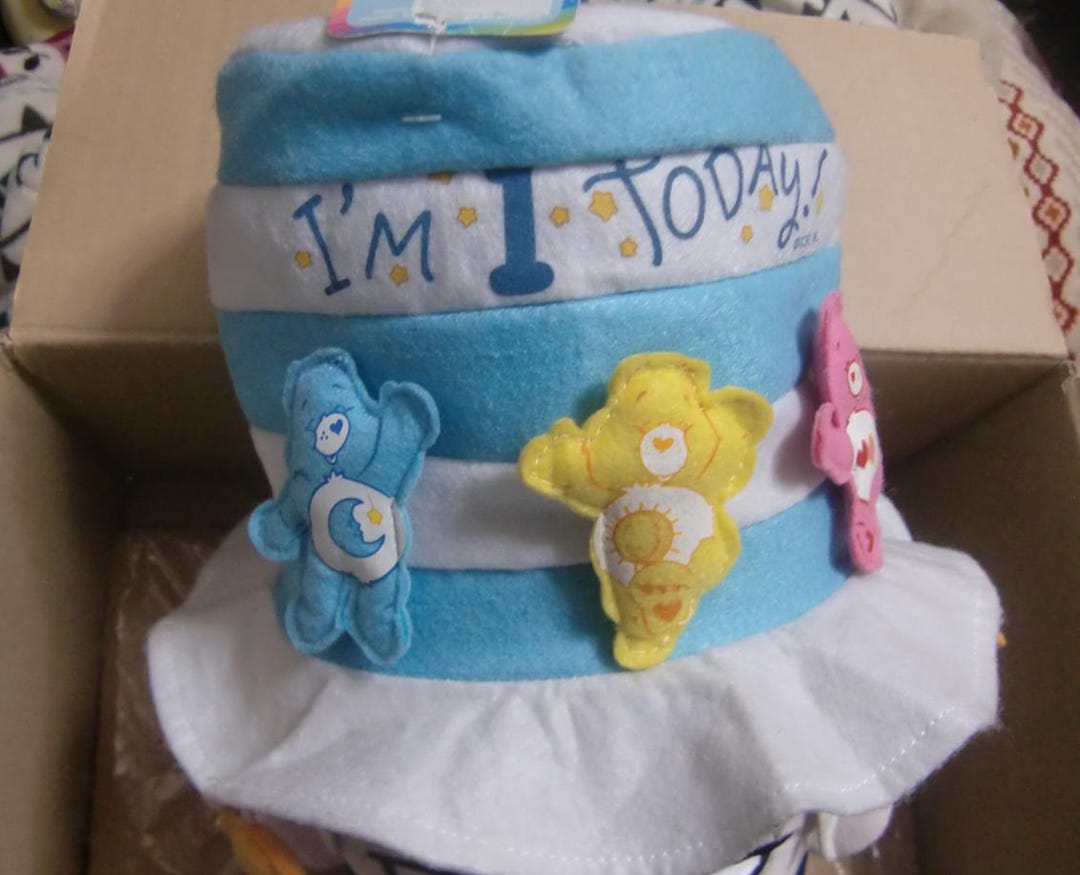 CARE BEARS Birthday Felt Hat PARTY Hat for Kids American Greetings Year ...