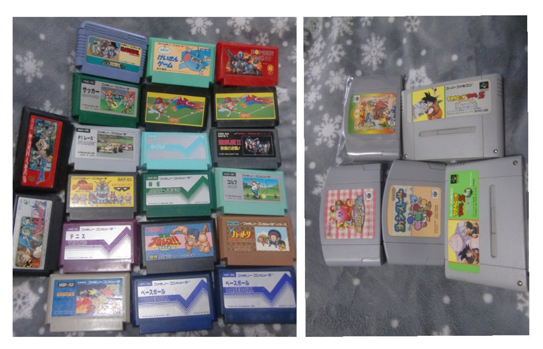 Japanese Nintendo 64 Games/ Famicom / Super Famicom NTSC-J Games Vintage/ Super NES/NES - Etsy