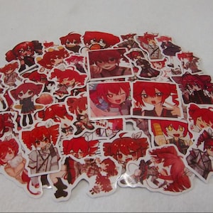 Vocaloid Kasane Teto 32 Stickers Set Chibi Style - Etsy