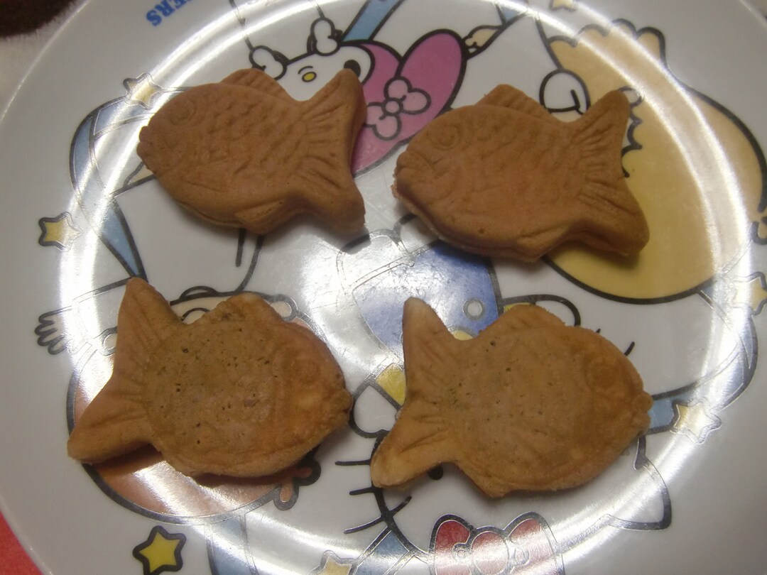 Japanese Snack / Fish Shaped Snack / Mochiri Taiyaki/azuki Red Beans ...