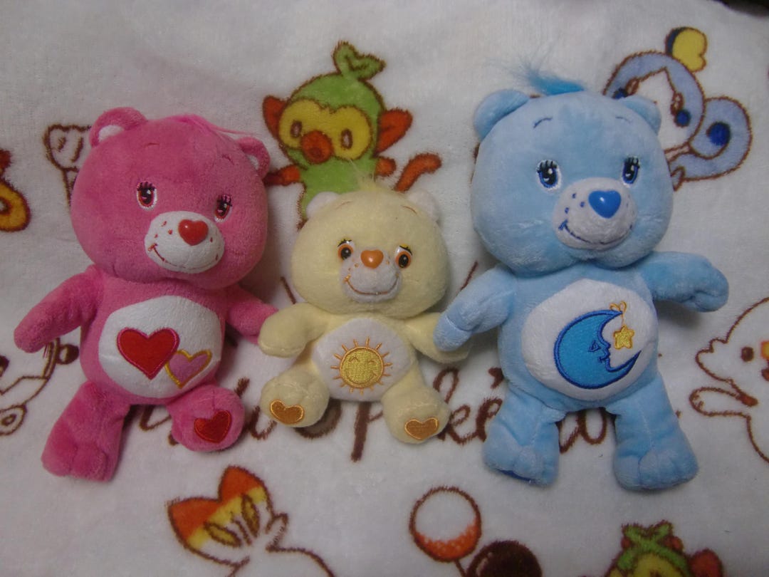 Care Bears Plush Mascot Bedtime Bear,love-a-lot Bear,funshine Bear - Etsy