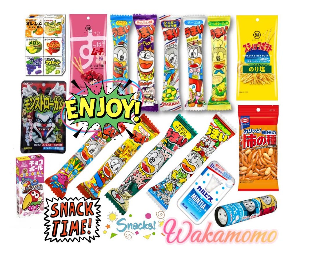 Japanese Snacks Gum Candy Ramune Box,sweet Savory Asian Snacks, Exotic ...