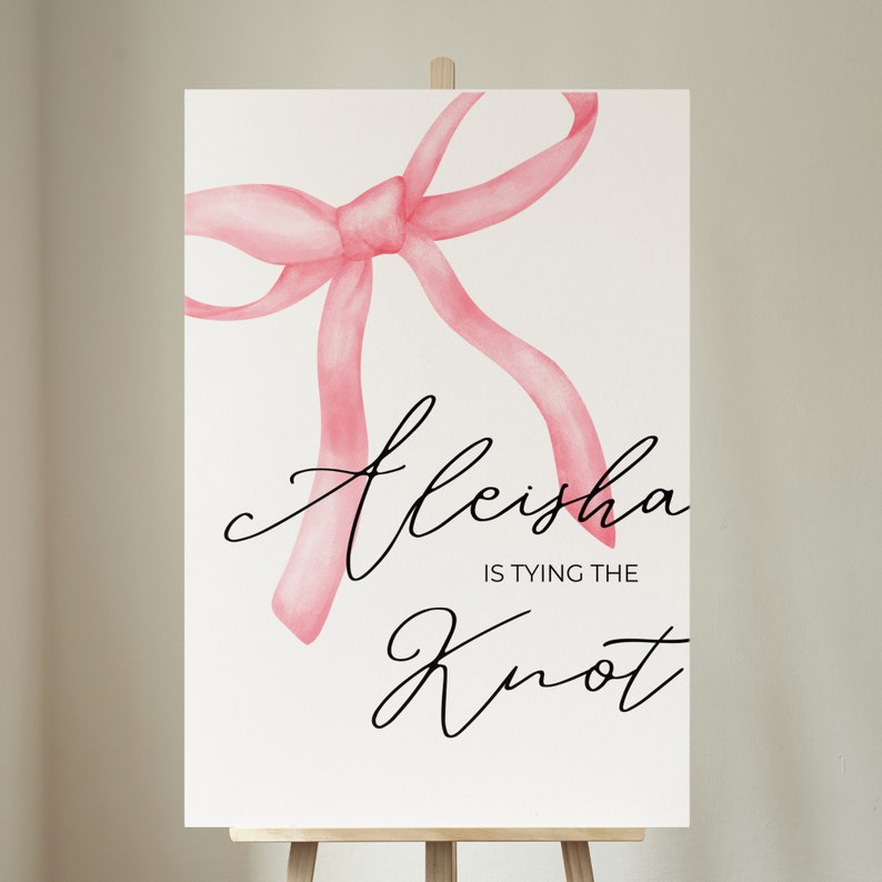 Bridal Shower Welcome Sign Minimal Wedding Welcome Sign for ...