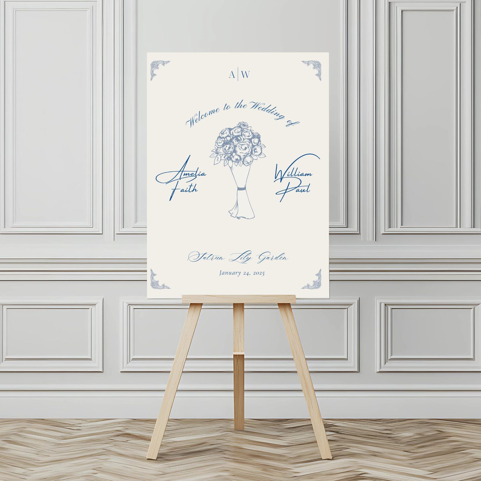 Rococo Wedding Signage Bundle Ceremony Welcome Sign Wedding Timeline ...