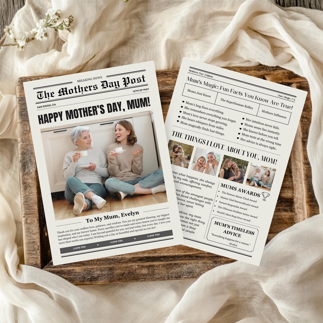 Happy Mothers Day I Love You Mom Appreciation Gift Mom and Daughter ...