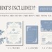 Rococo Wedding Invitation Suite: Regency Floral Template (canva ...