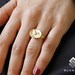 Ancient Greek Coin Trophy 24K Gold Vermeil 925 Silver Signet Ring ...