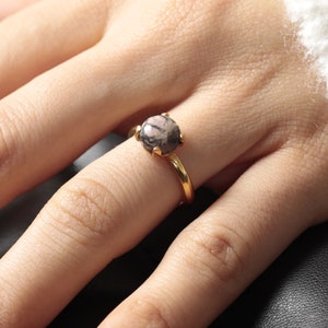 Natural Rhodonite Crystal Handmade 24K Gold Plated 925 Sterling Silver ...