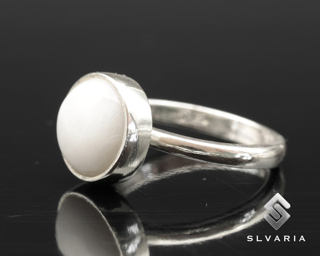 Natural Milky Quartz Crystal Handmade Anti-tarnish 925 Sterling Silver ...
