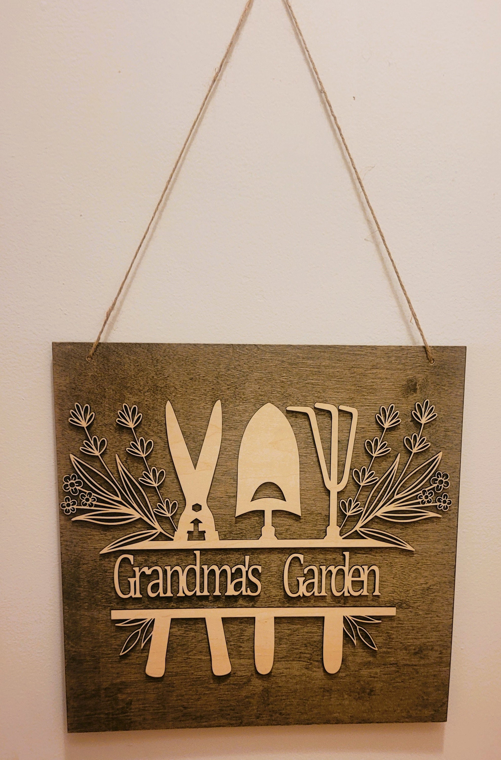 Garden Sign, Grandma's Garden - Etsy