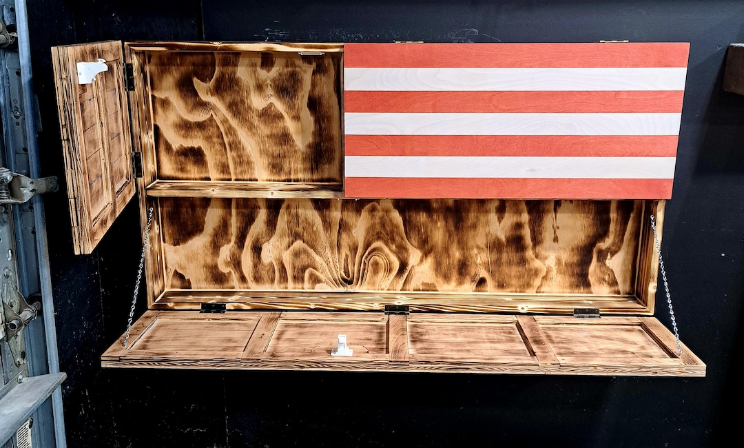 American Flag Gun Safe / Concealment Box - Etsy