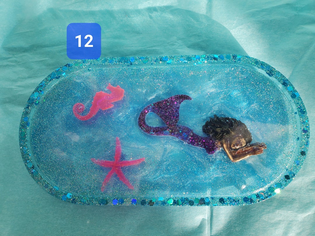 Mermaids Magnetized Unique Tray Sets Handpoured & Designed - Etsy