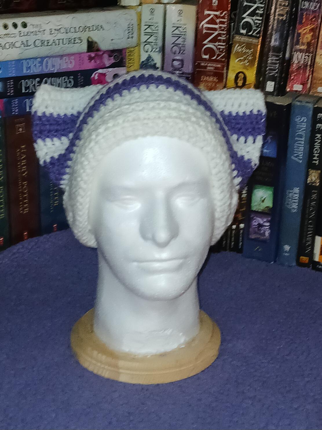 Powerpuff Girls Villain Mojo Jojo Inspired Oversized Cat Ear Beanie ...