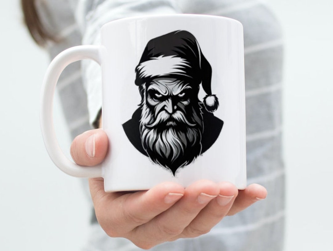 Stern, Evil, Bad Santa Claus, A Unique Set That Includes Three Sinister ...